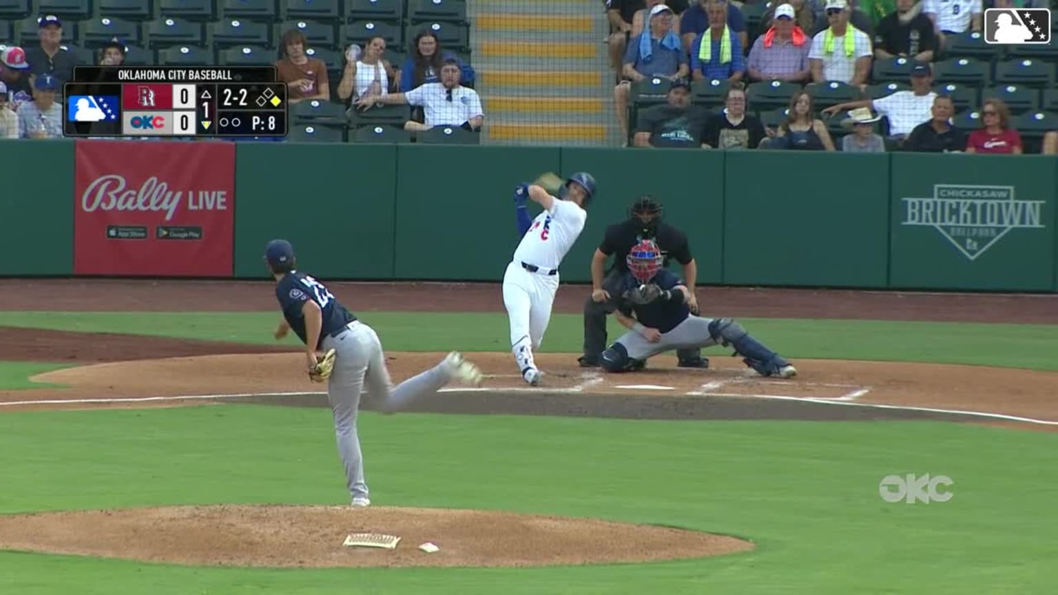 Dalton Rushing's first Triple-A hit | 08/07/2024 | Los Angeles Dodgers