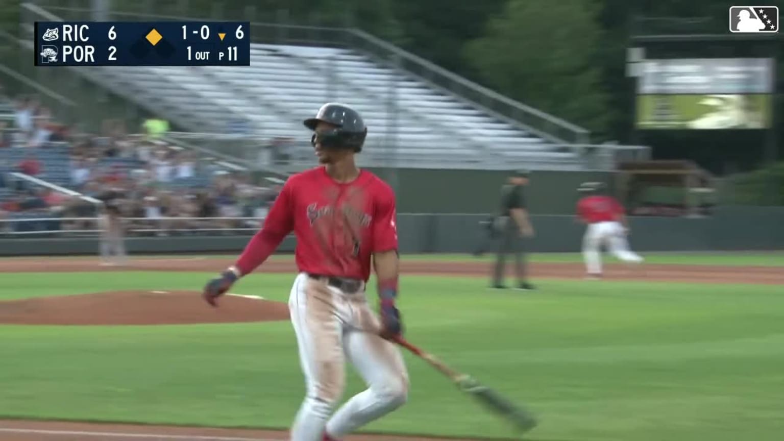 Kristian Campbell's third homer of the season | 06/19/2024 | Boston Red Sox