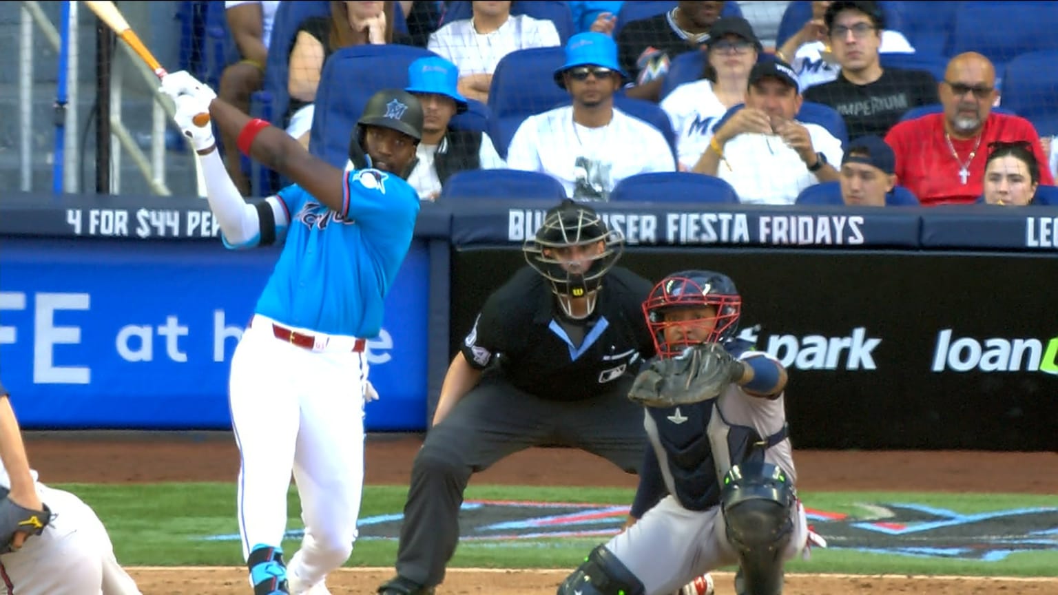 Jesús Sánchez ties the game with an RBI single | 04/14/2024 | Miami Marlins