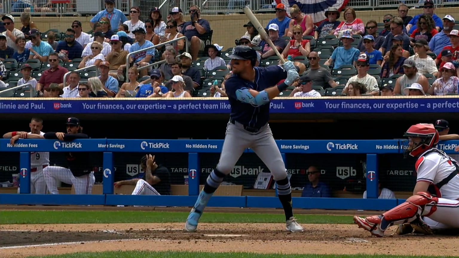 Josh Lowe remolca con doble en el 4to | 05/07/2025 | Los Rays de Tampa Bay