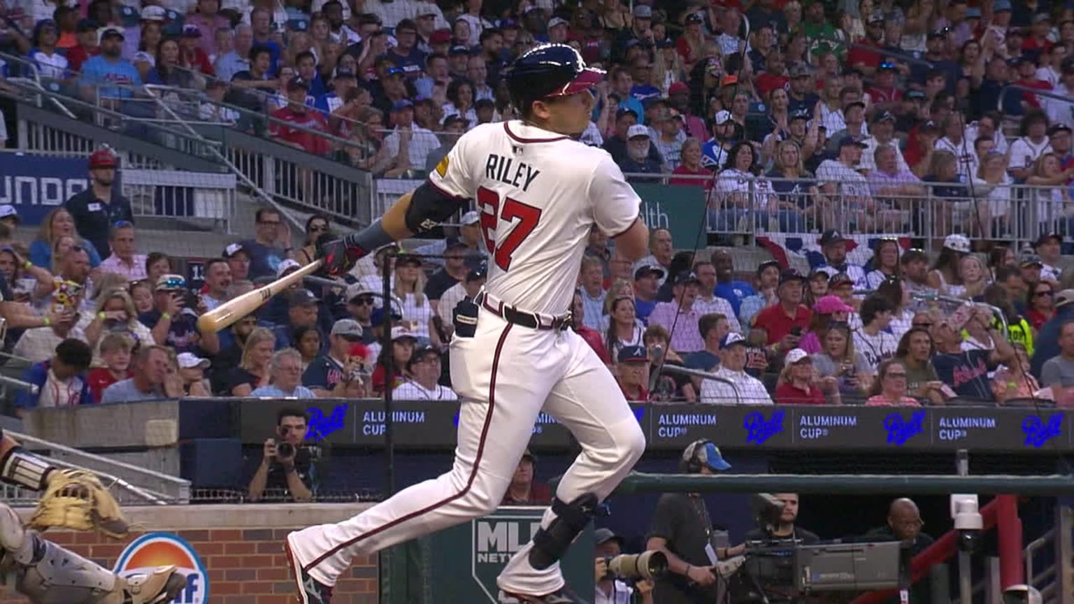 Austin Riley batea un sencillo remolcador | 04/04/2025 | Los Bravos de ...