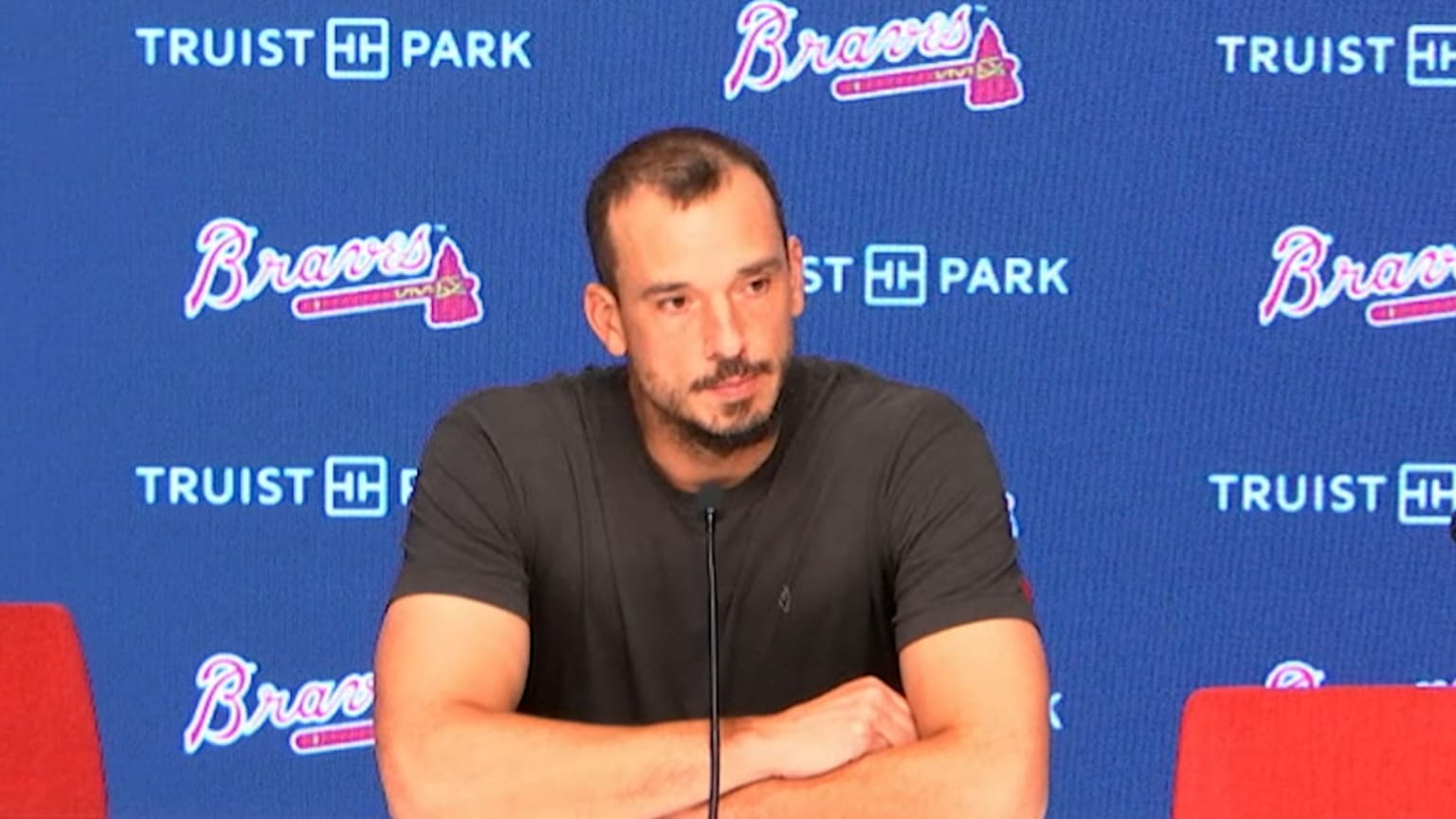 Charlie Morton on his performance post 16-7 loss | 08/08/2024 | Atlanta ...