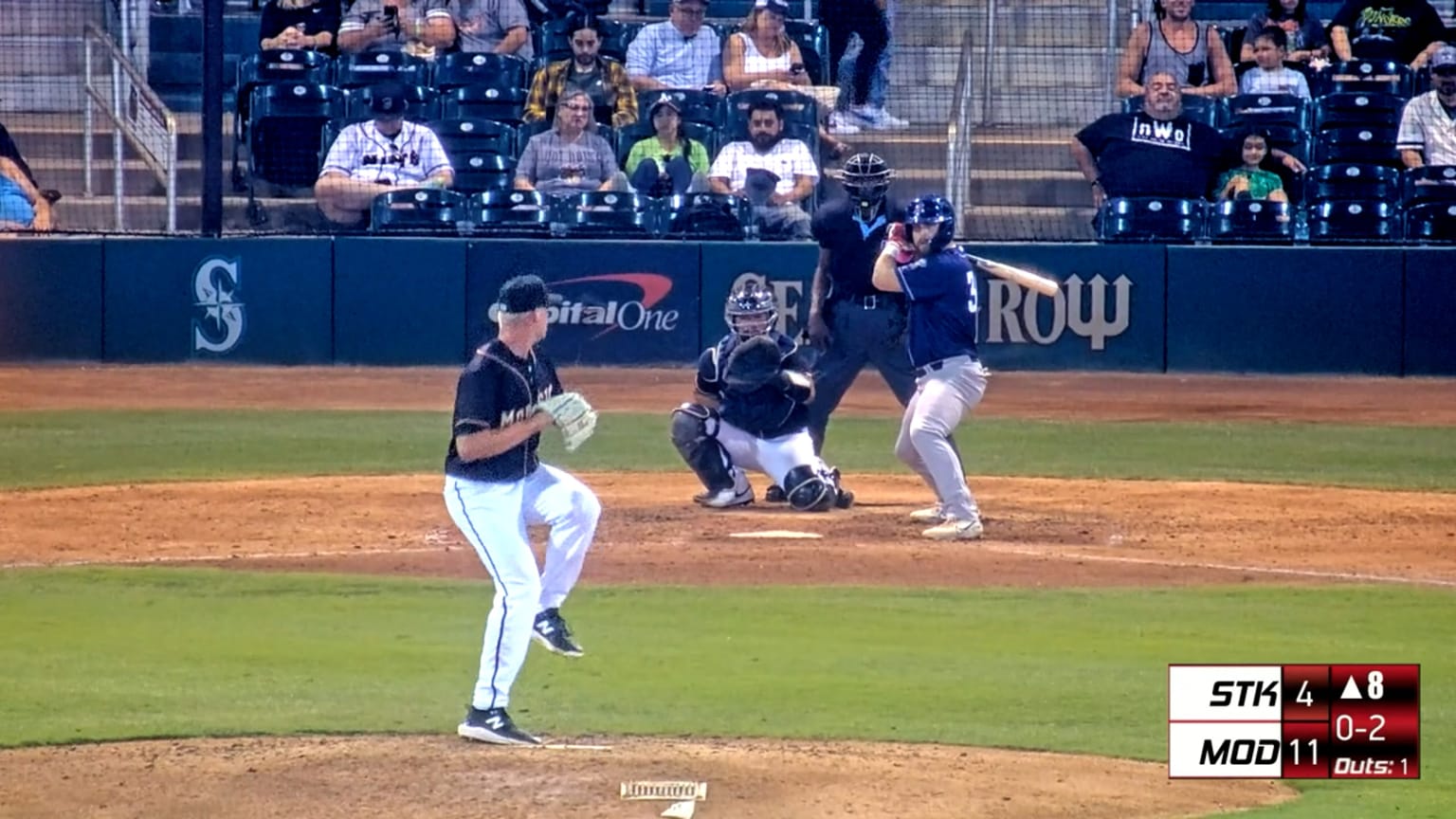 Brock Moore's first pro strikeout | 09/06/2024 | MLB.com