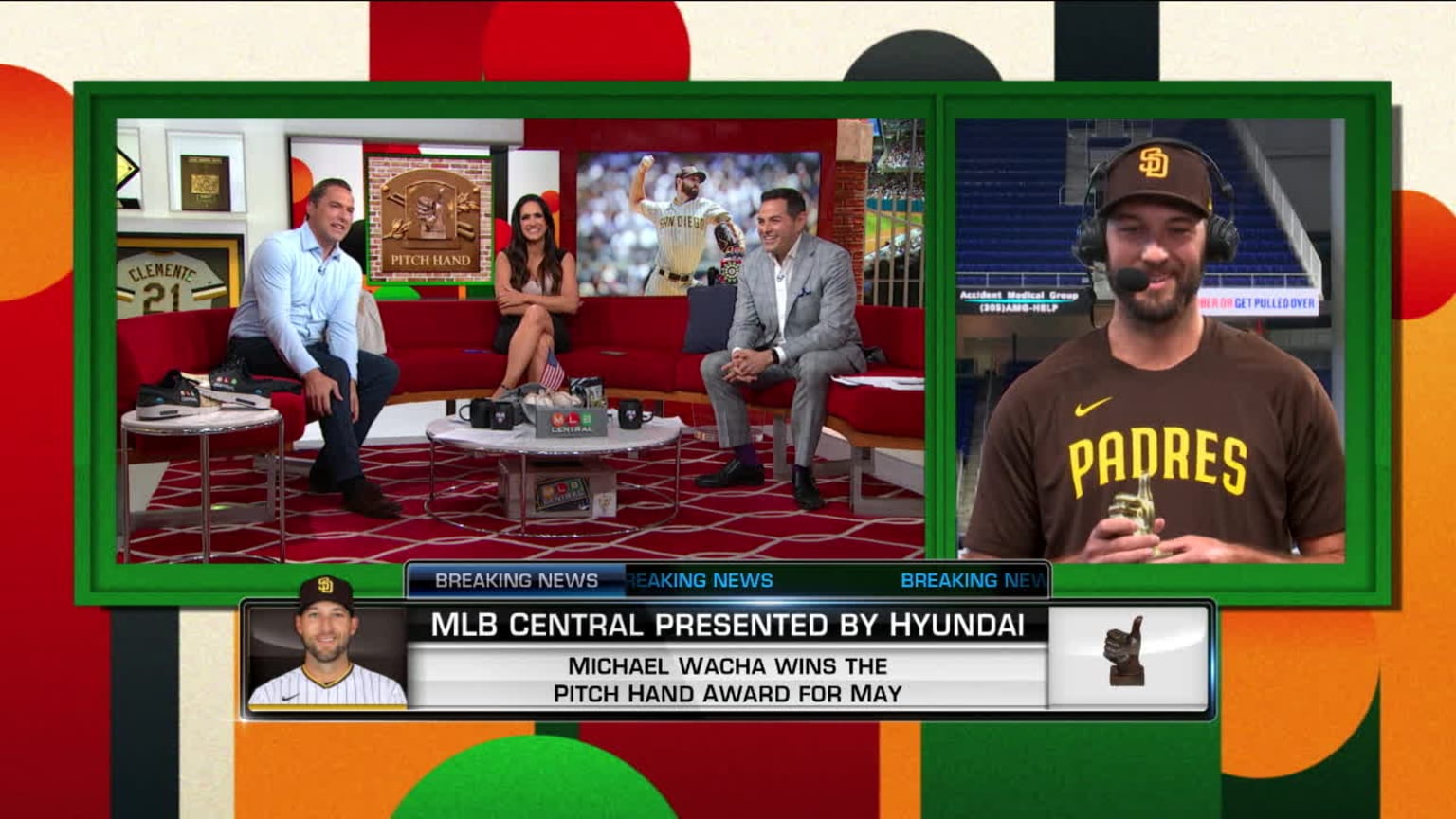 Michael Wacha wins the Pitch Hand Award for May | 06/01/2023 | San ...