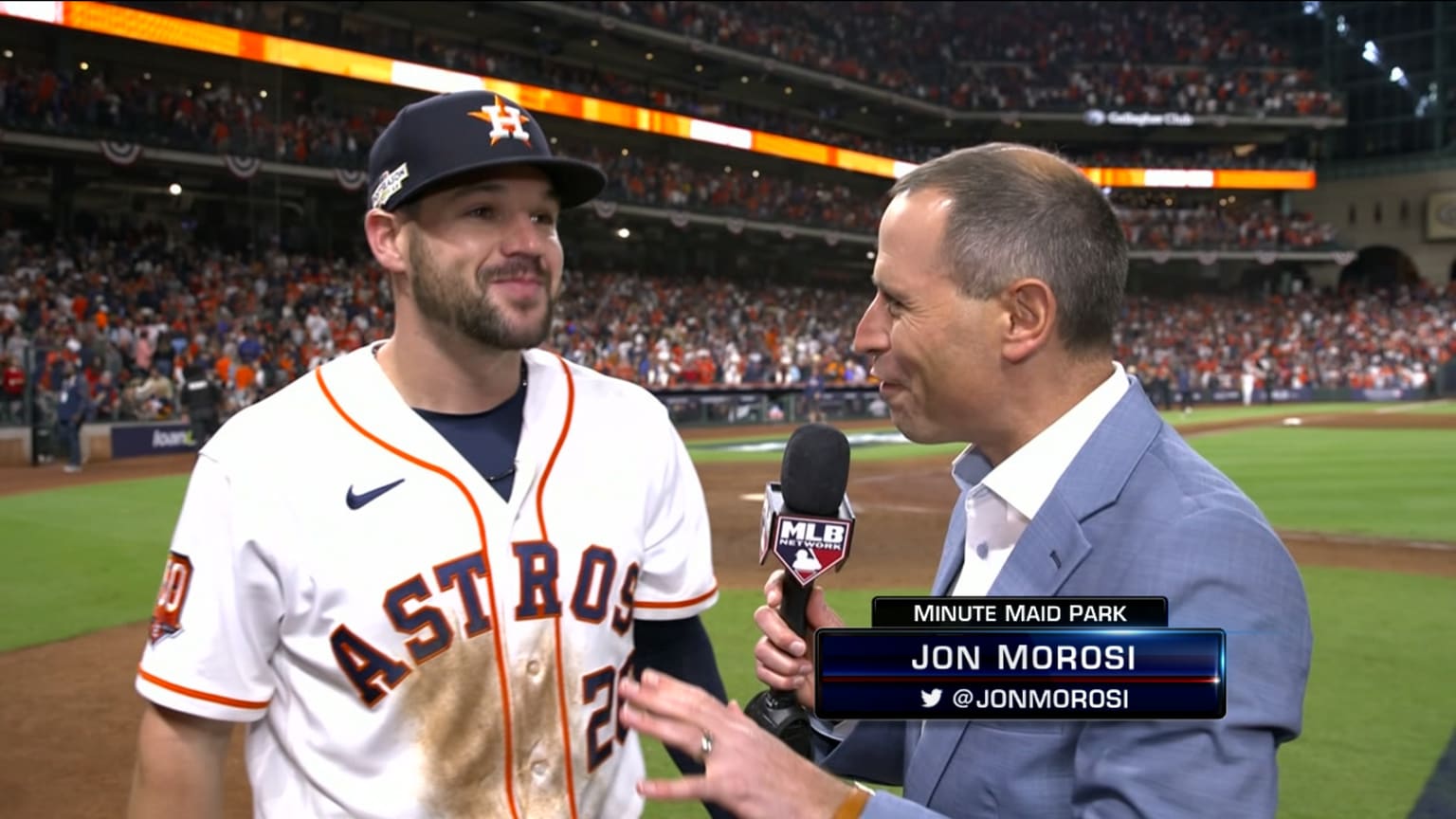 Chas McCormick on his first postseason home run | 10/20/2022 | Houston ...