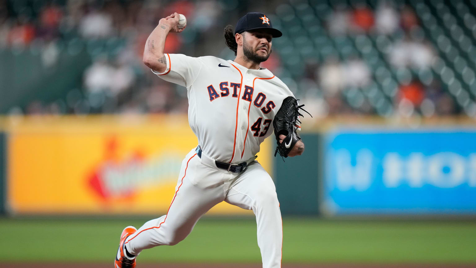 Lance McCullers Jr. fans Leo Rivas | 05/13/2026 | Houston Astros