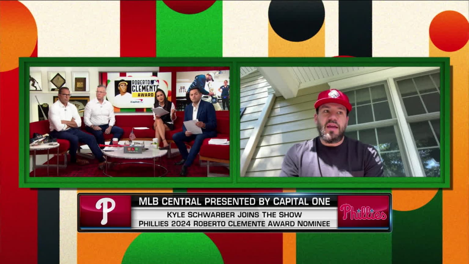 Kyle Schwarber on Roberto Clemente Award nomination | 09/09/2024 ...