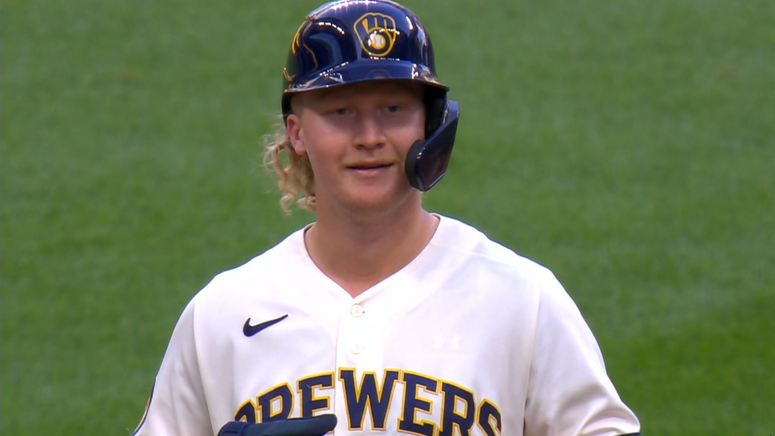 Joey Wiemer scores Andruw Monasterio with a double | 08/03/2023 ...