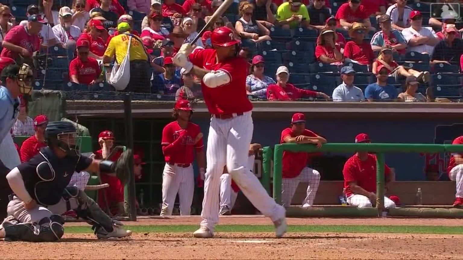 Nick Castellanos hammers a solo homer to left | 03/25/2023 ...