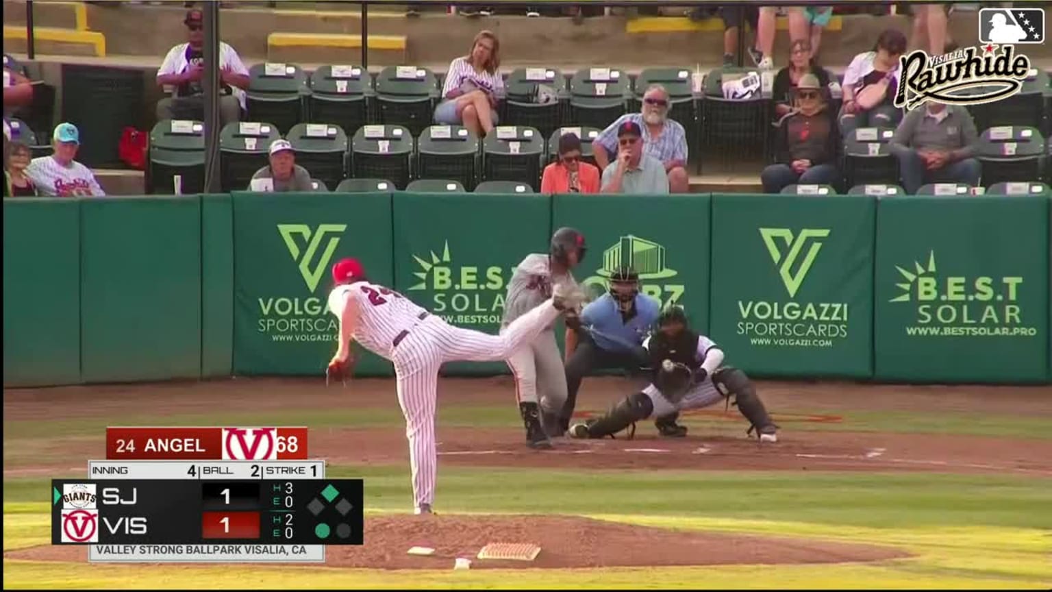 Roman Angelo tallies his eighth and final K | 04/13/2024 | MLB.com