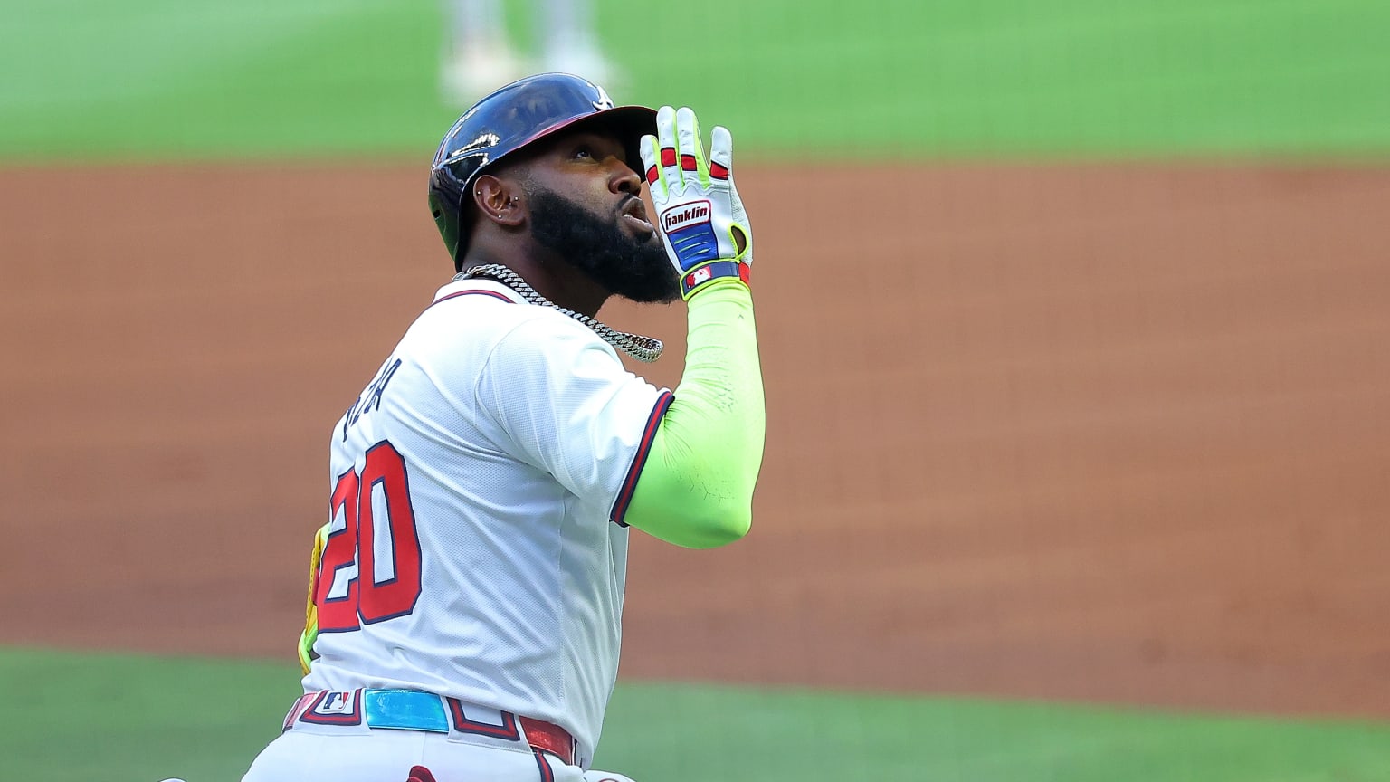 Marcell Ozuna belts a three-run home run to right | 05/08/2024 ...