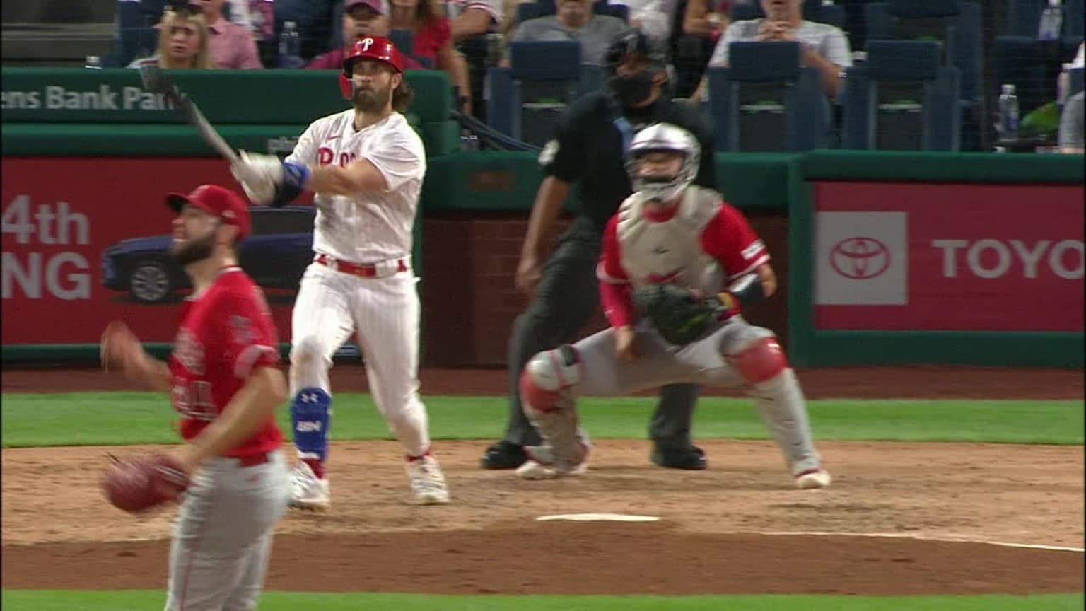 Bryce Harper drills a two-run homer to right-center | 08/28/2023 | MLB.com