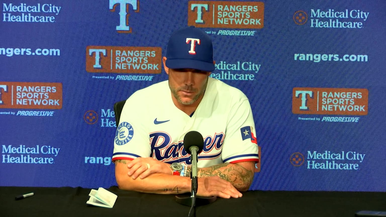 Skip Schumaker discusses the Rangers 8-4 loss | 04/22/2026 | Texas Rangers