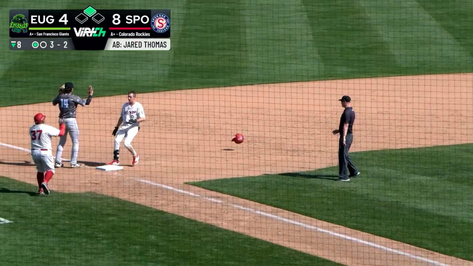 Jared Thomas collects three hits in one game | 04/27/2025 | Colorado ...