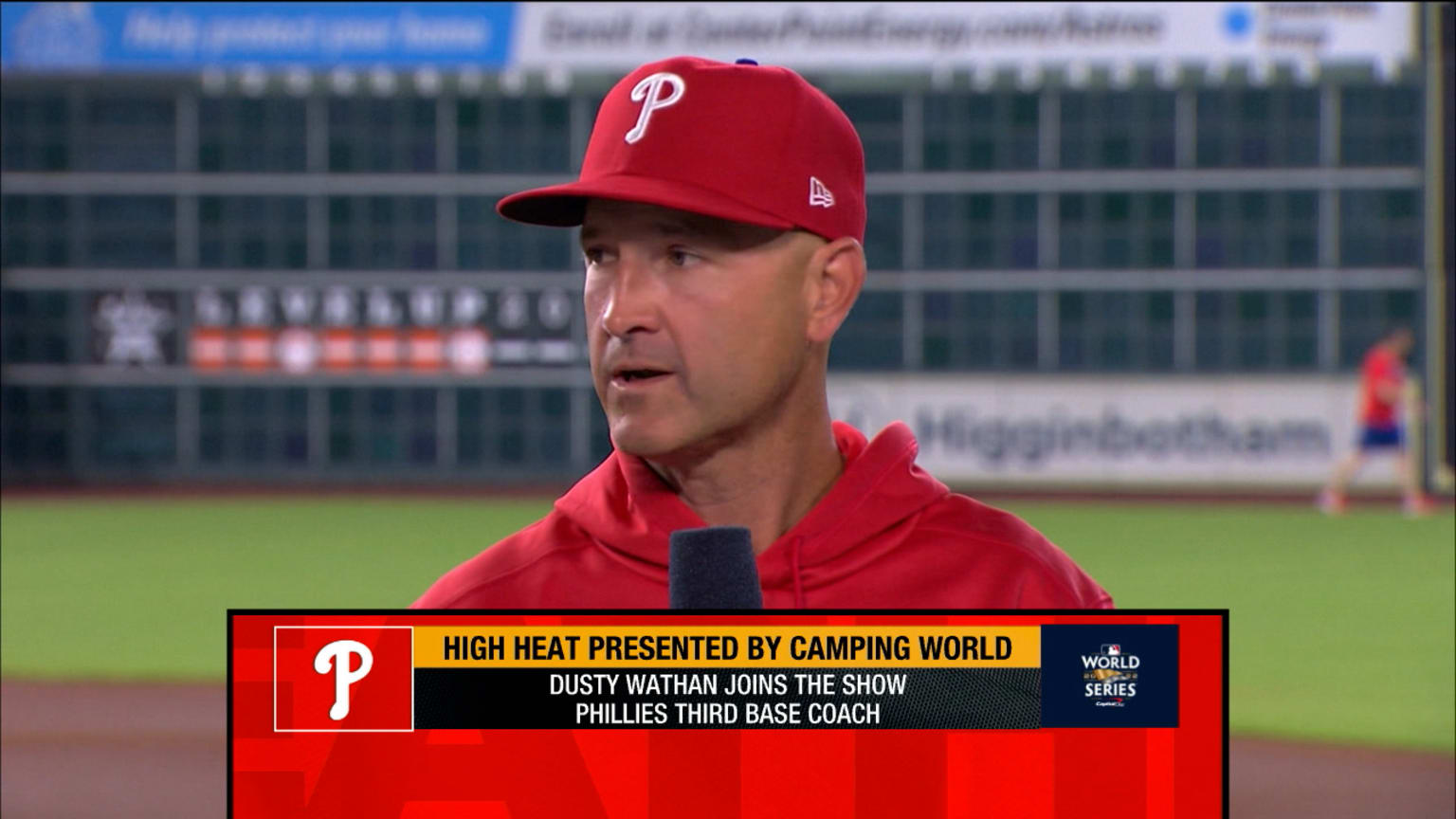 Phillies third-base coach Dusty Wathan join High Heat | 10/29/2022 ...