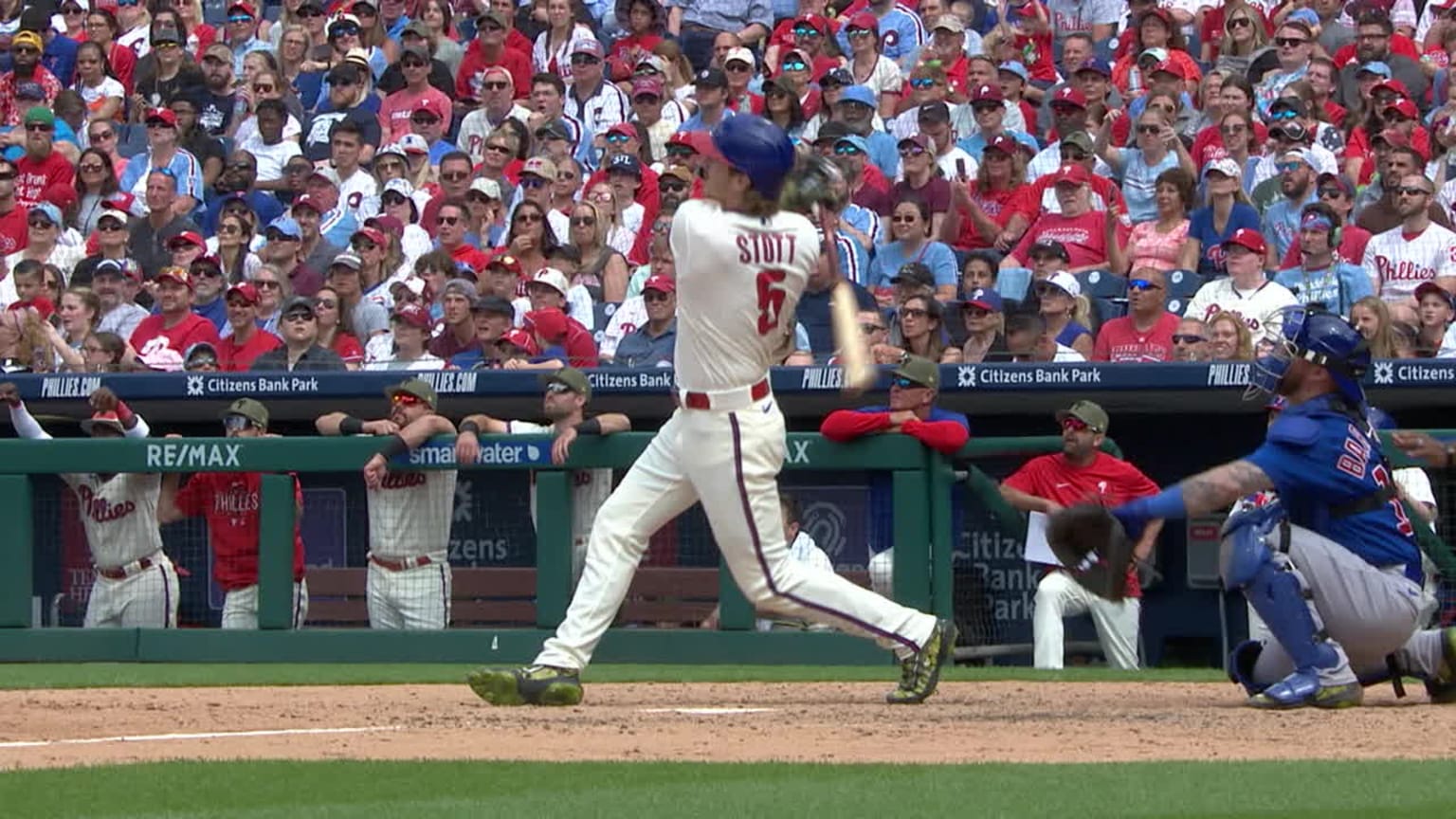 Bryson Stott hits a two-run homer in the 7th inning | 05/21/2023 ...
