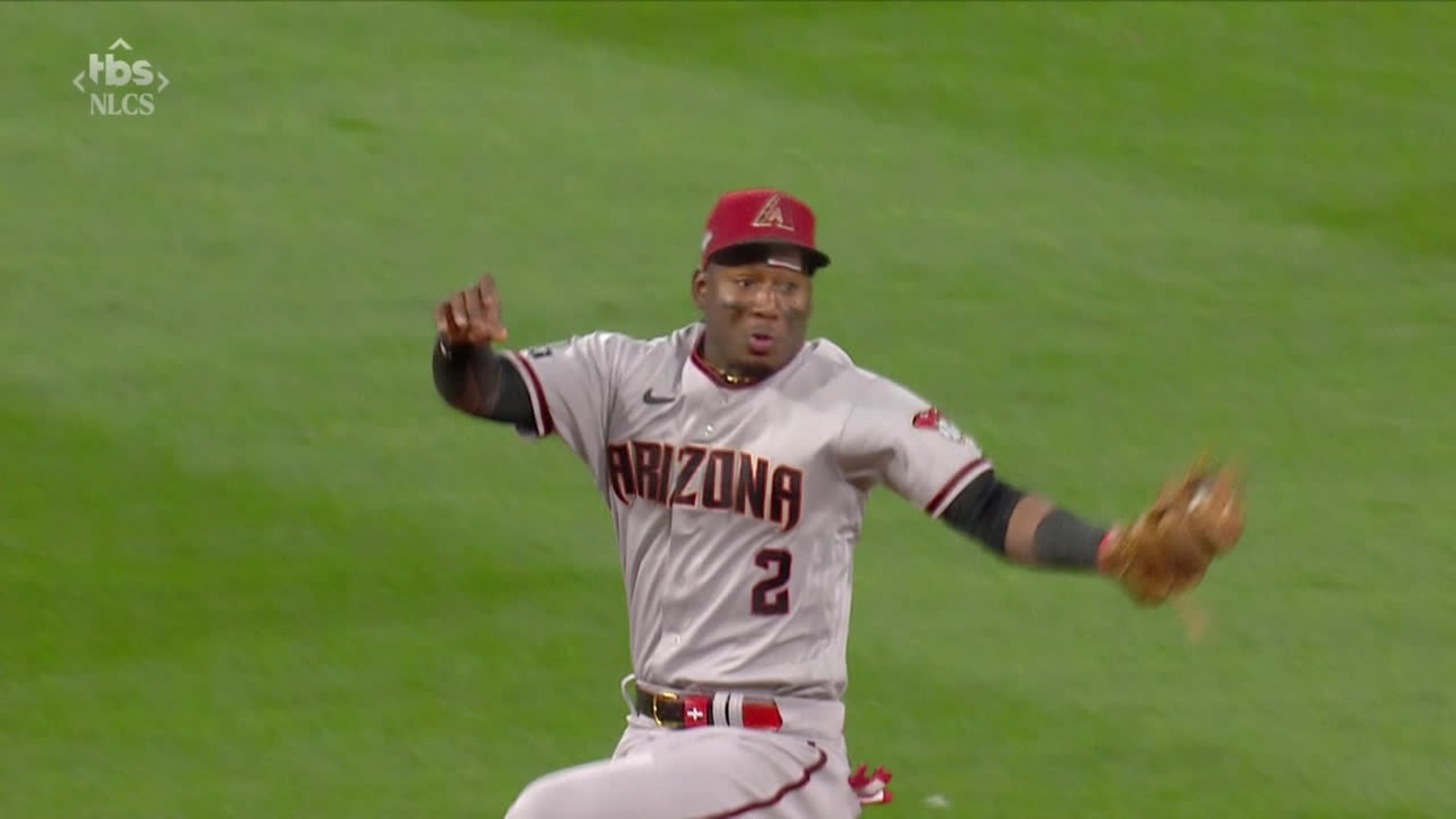 Geraldo Perdomo makes a tremendous leaping catch | 10/17/2023 | MLB.com