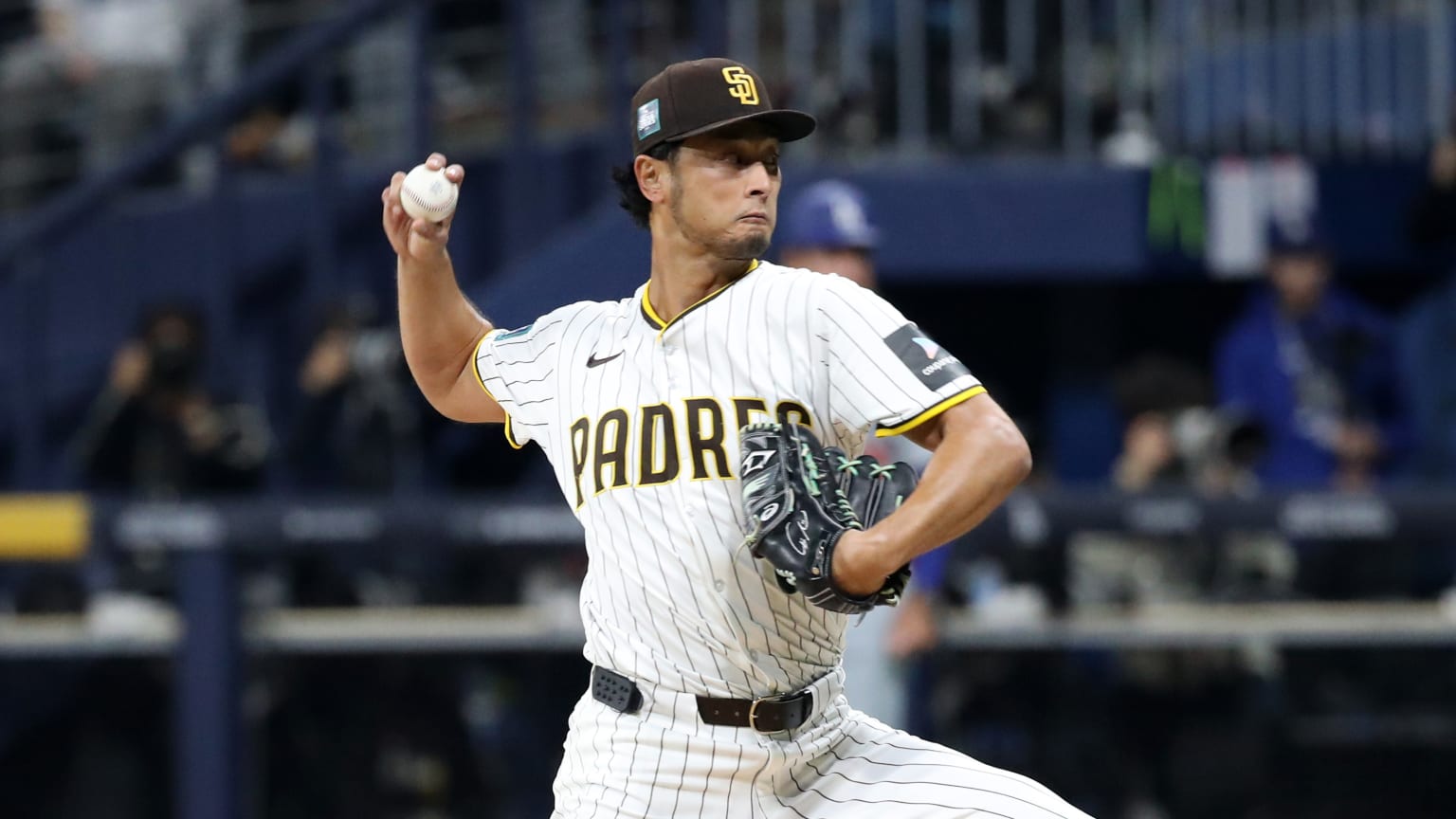 Yu Darvish strikes out Freddie Freeman for first K | 03/20/2024 | MLB.com