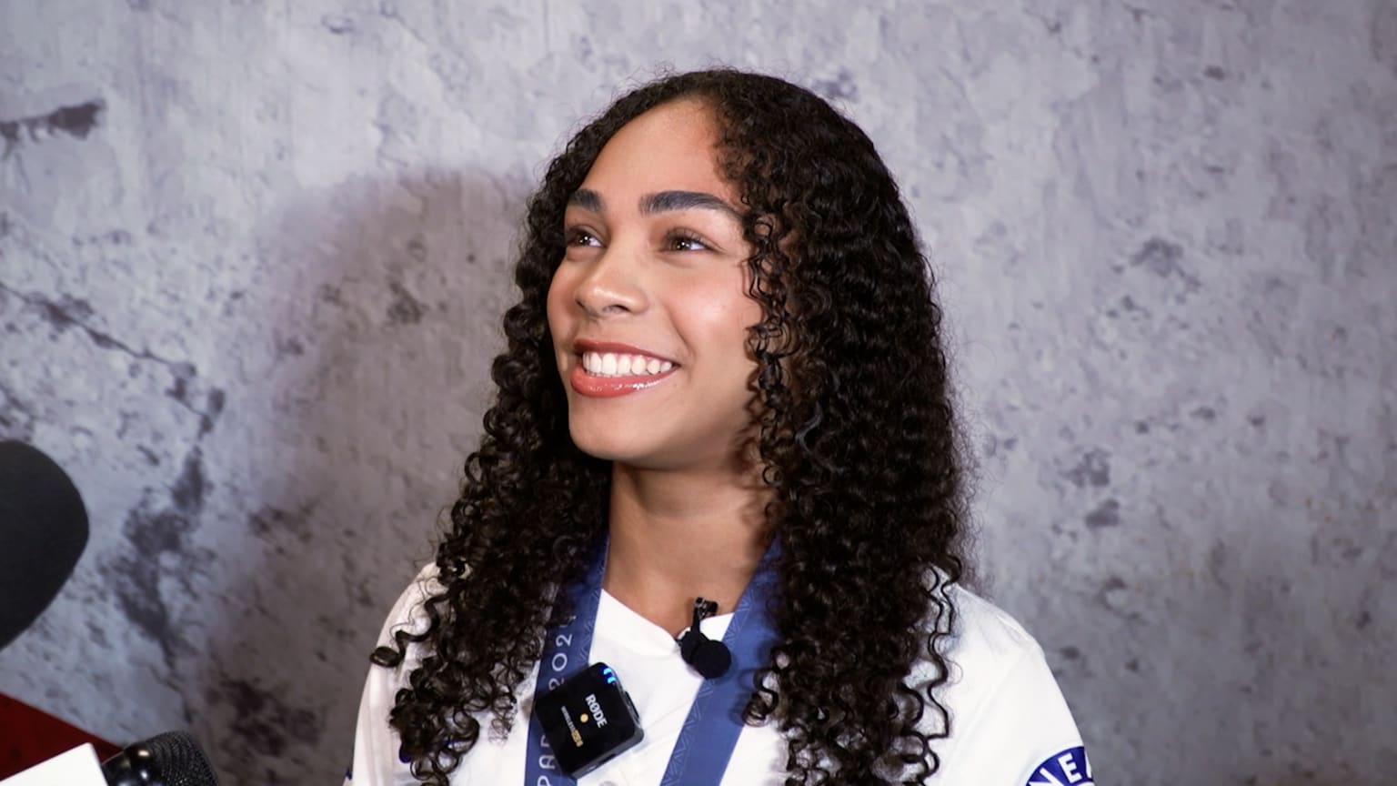 Hezly Rivera on throwing ceremonial first pitch | 09/04/2024 | Texas ...