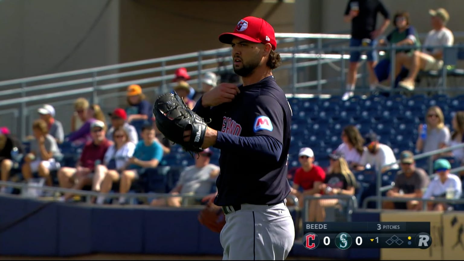 Tyler Beede strikes out Ryan Bliss | 02/25/2024 | Cleveland Guardians