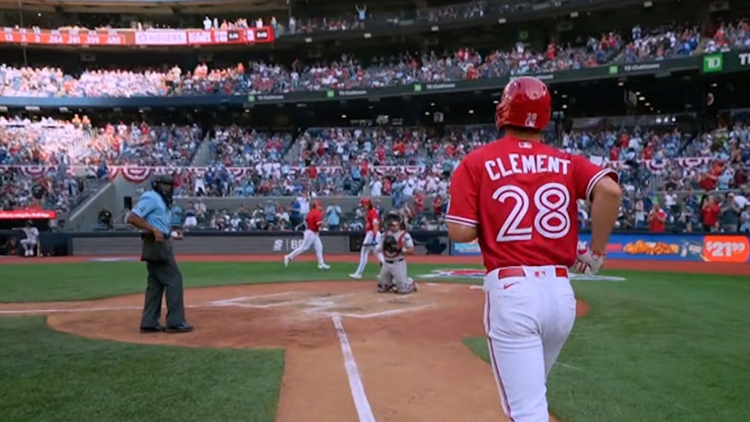 HR en solitario de Ernie Clement | 01/07/2024 | Los Blue Jays de Toronto