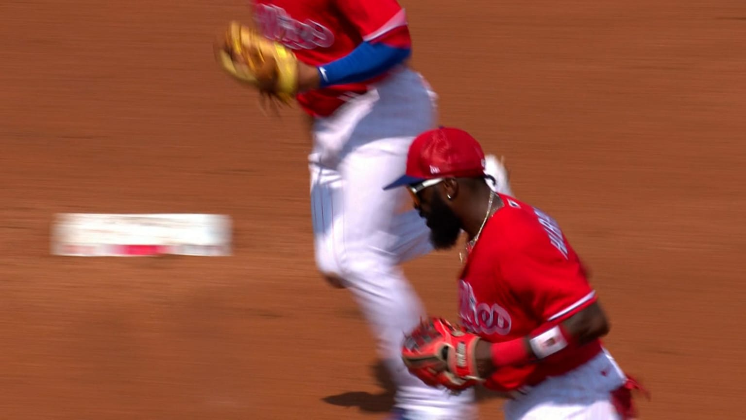 Josh Harrison makes a leaping grab at second base | 02/25/2023 ...