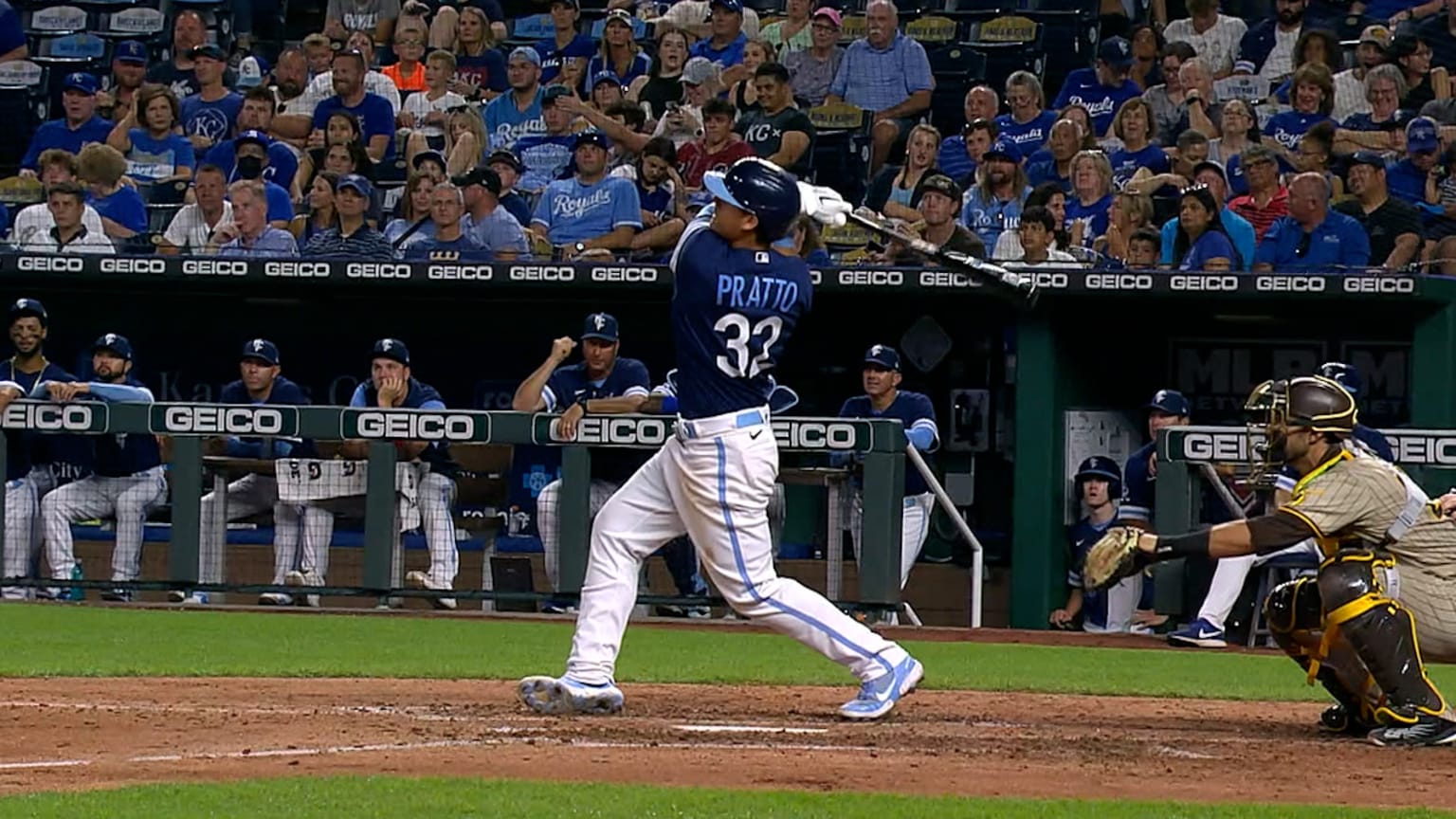 Nick Pratto belts a two-run home run in the 4th | 08/26/2022 | Kansas ...