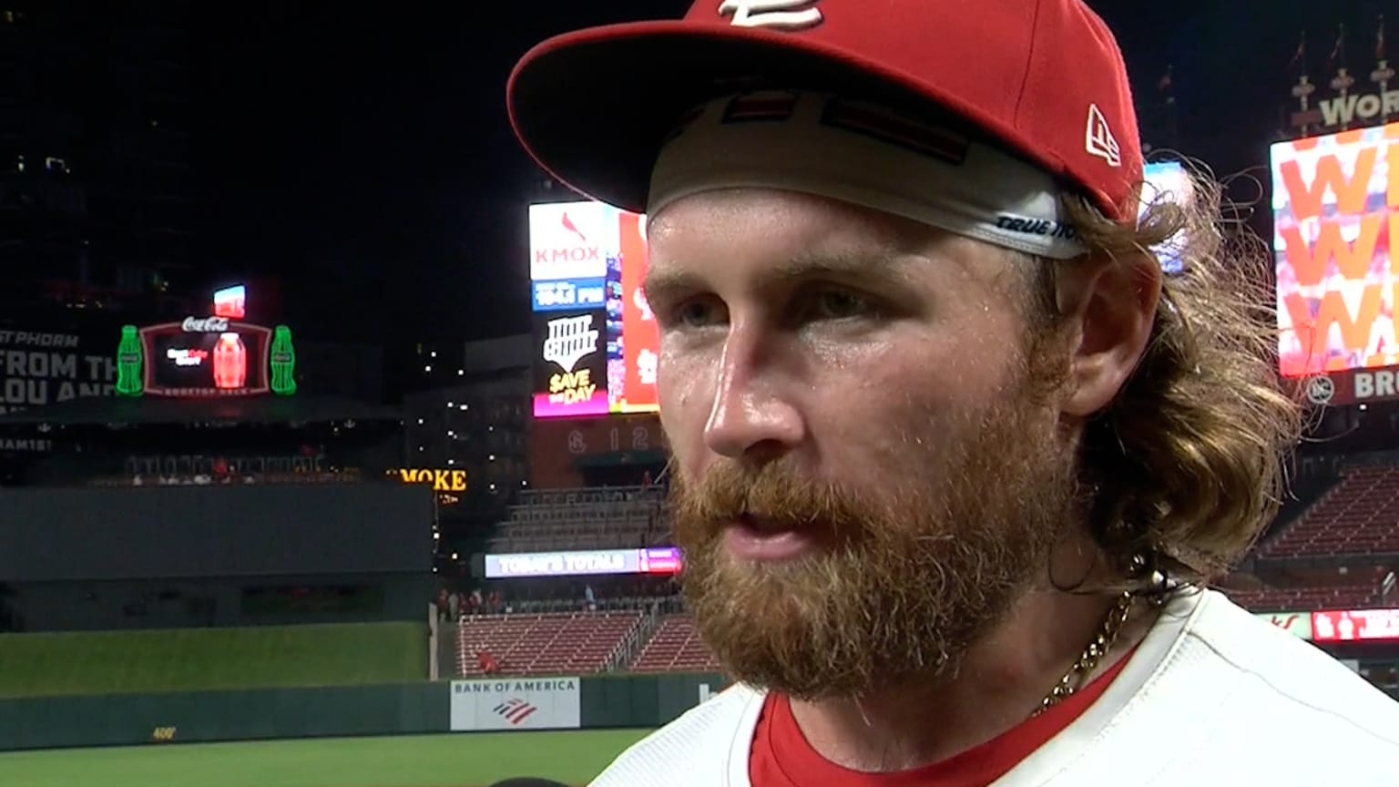 Brendan Donovan on clutch hit in Cardinals' win | 08/11/2025 | St ...