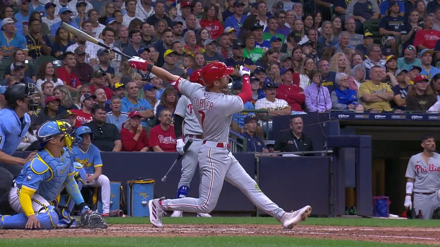 Trea Turner rips a three-run home run in the 8th | 09/01/2023 ...