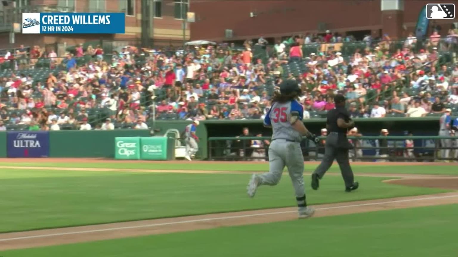 Creed Weillems' 12th homer of the season | 07/04/2024 | Baltimore Orioles