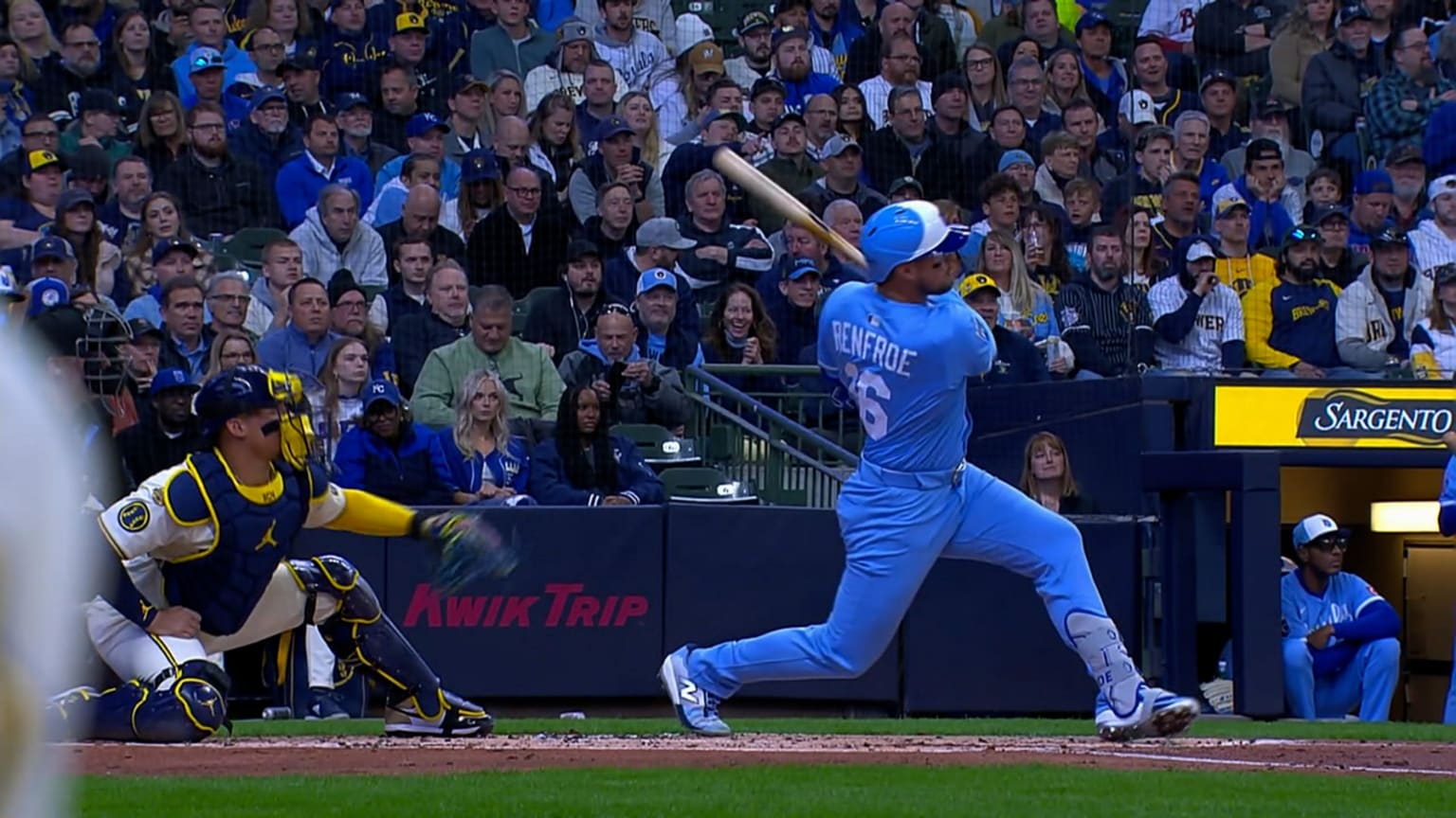 Hunter Renfroe's two-run single | 03/31/2025 | Kansas City Royals