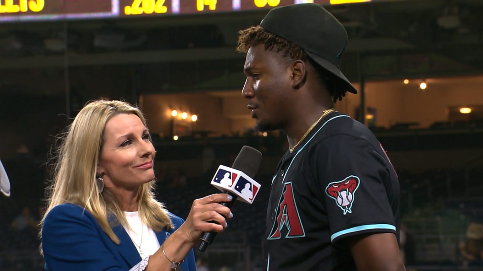 Geraldo Perdomo on his grand slam, D-backs' 8-2 win | 07/09/2025 | MLB.com