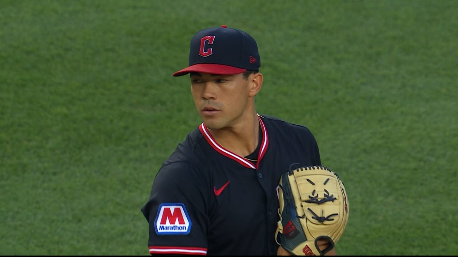 Joey Cantillo K's Dansby Swanson | 07/03/2025 | Cleveland Guardians