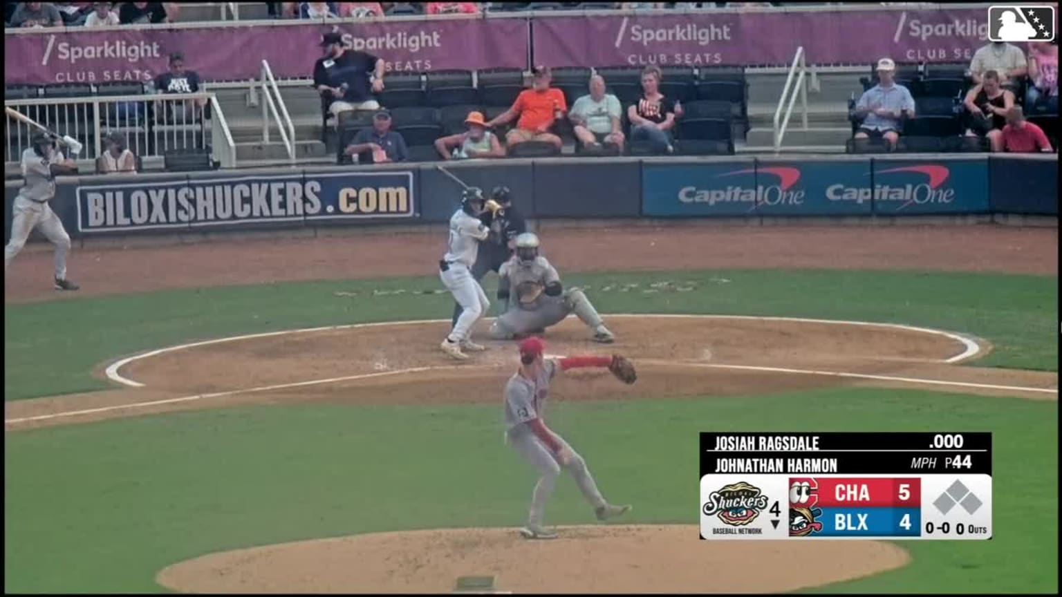 Josiah Ragsdale homers (1) on a fly ball to left field. | 06/30/2026 ...