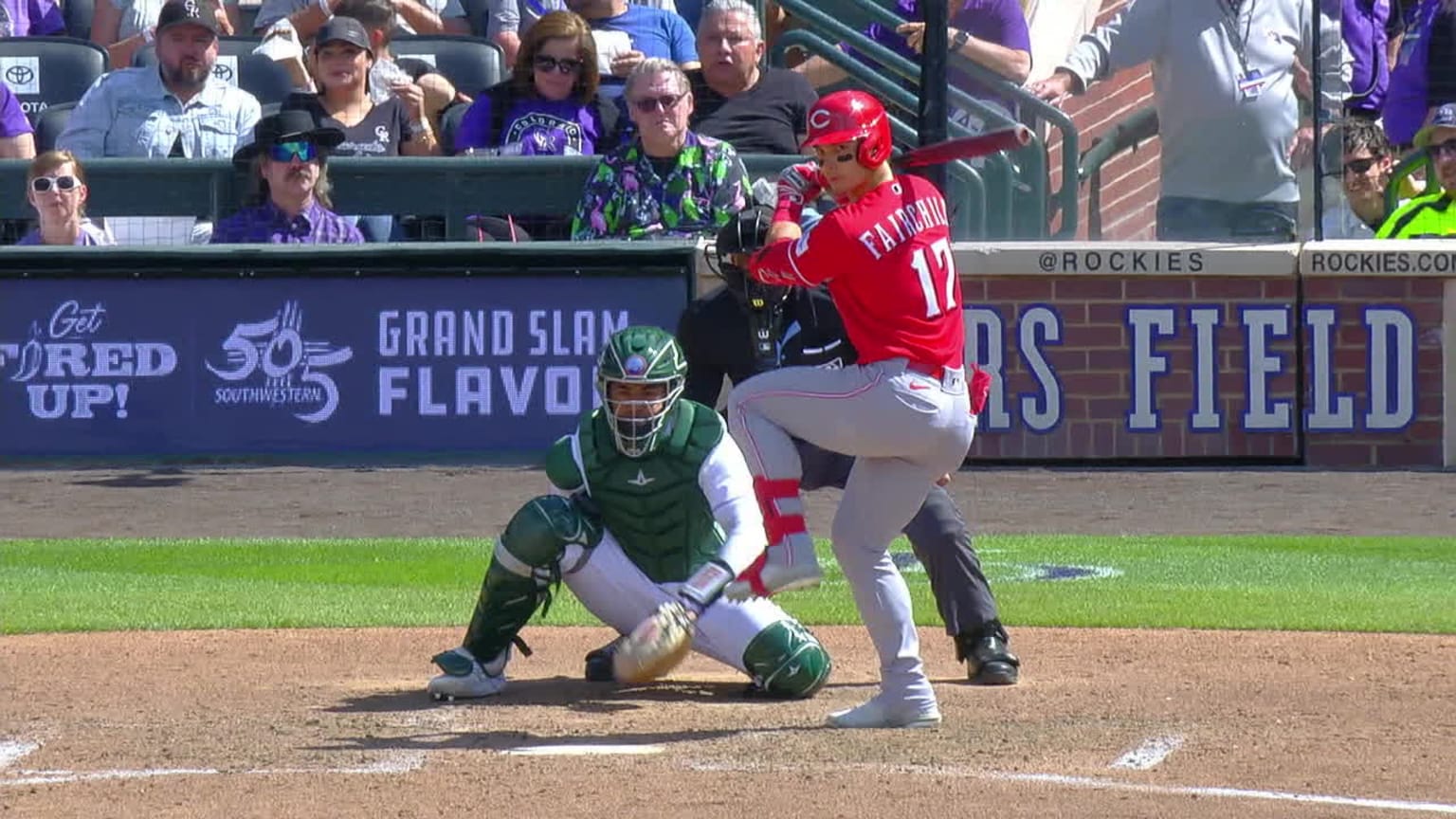 Stuart Fairchild smacks an RBI double to right field | 05/17/2023 ...