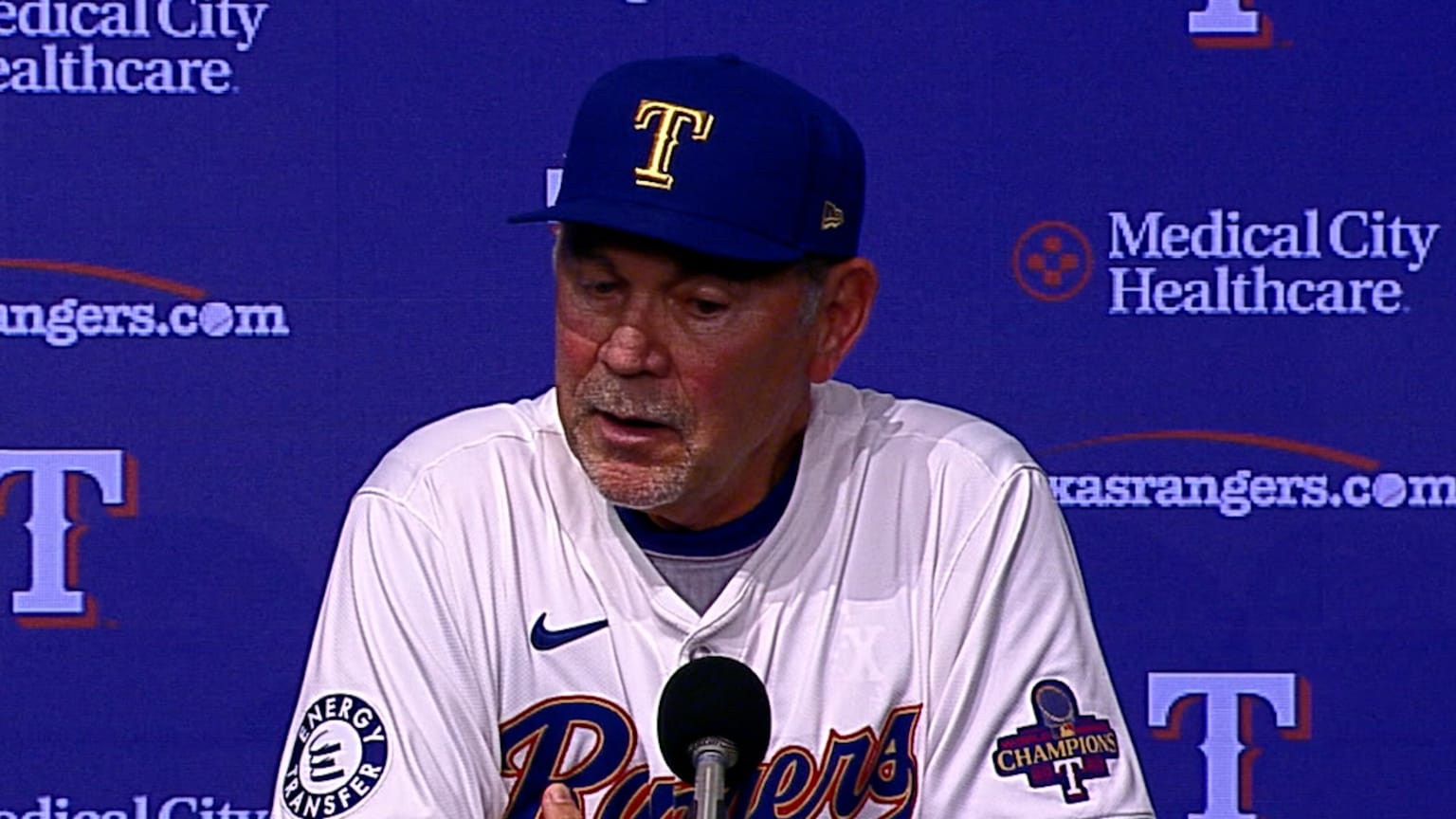 Bruce Bochy on the Rangers dominant win over the Cubs | 03/30/2024 ...