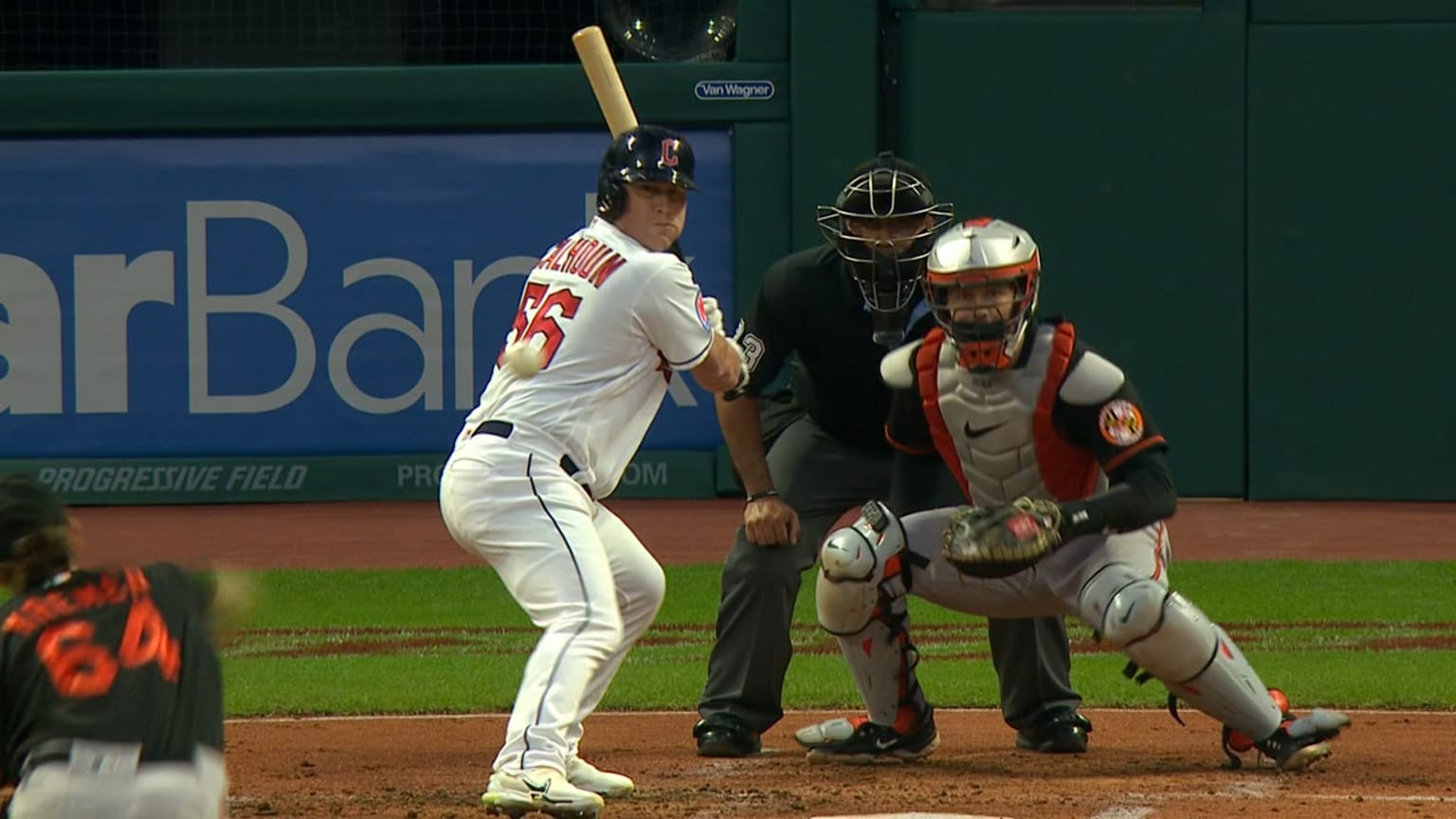 Kole Calhoun rips an RBI double to right field | 09/22/2023 | Cleveland ...