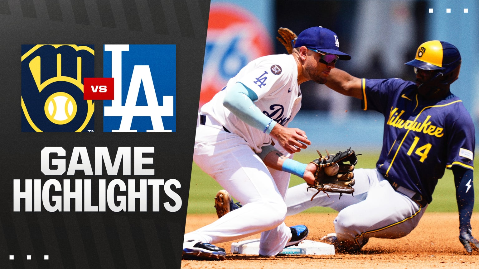 Brewers Vs Dodgers Highlights 07 20 2025 Milwaukee Brewers