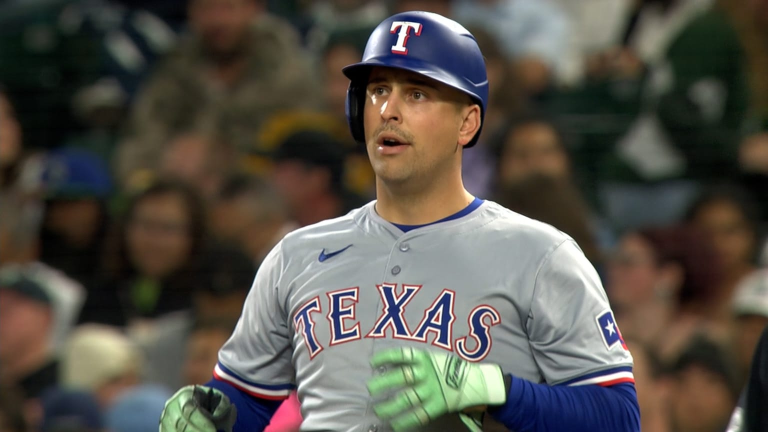 Nathaniel Lowe's second RBI single | 09/13/2024 | Texas Rangers