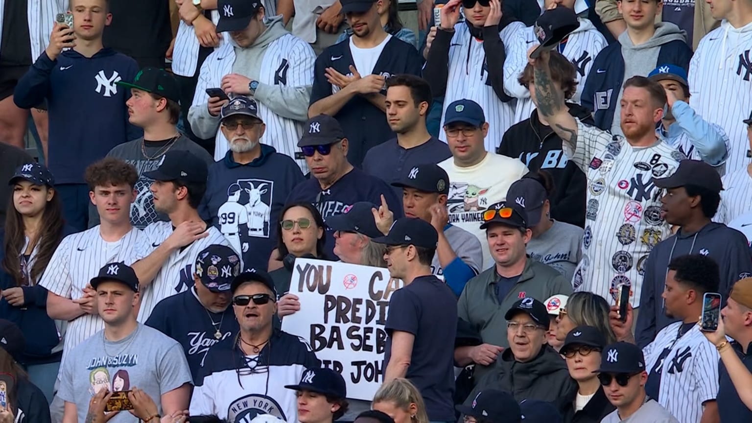 Bleacher Creatures give John Sterling roll call | 05/04/2026 | New York ...