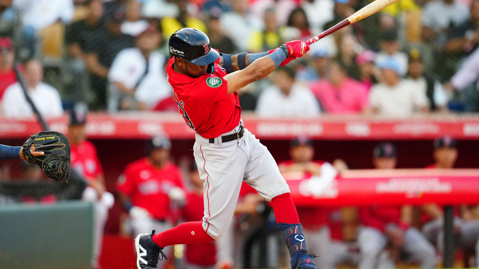Ceddanne Rafaela hits a two-run double to left field | 03/09/2024 ...