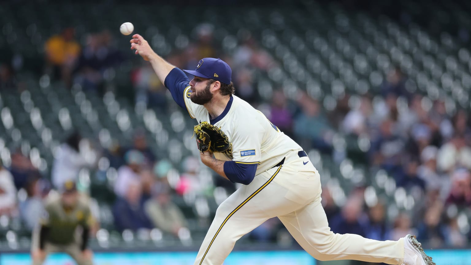 Bryse Wilson K's Fernando Tatis Jr. | 04/17/2024 | Milwaukee Brewers