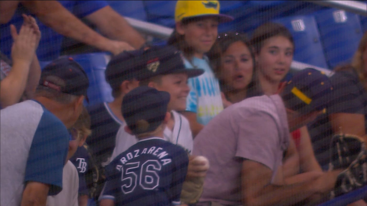 Rays fan catches two foul balls in same game | 05/29/2024 | Tampa Bay Rays