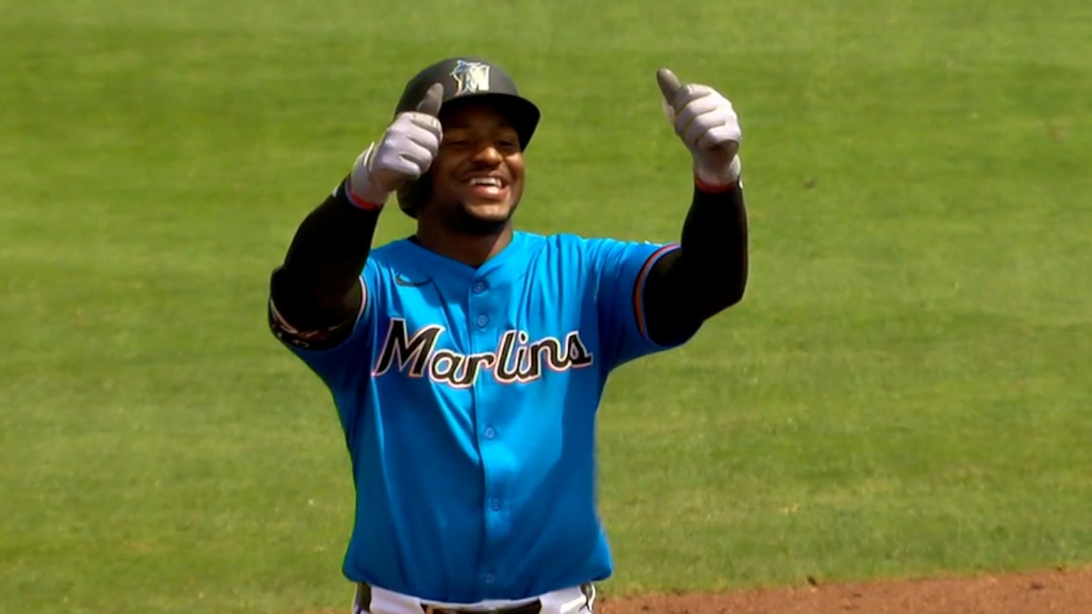 Xavier Edwards' two-run double | 03/16/2025 | Miami Marlins