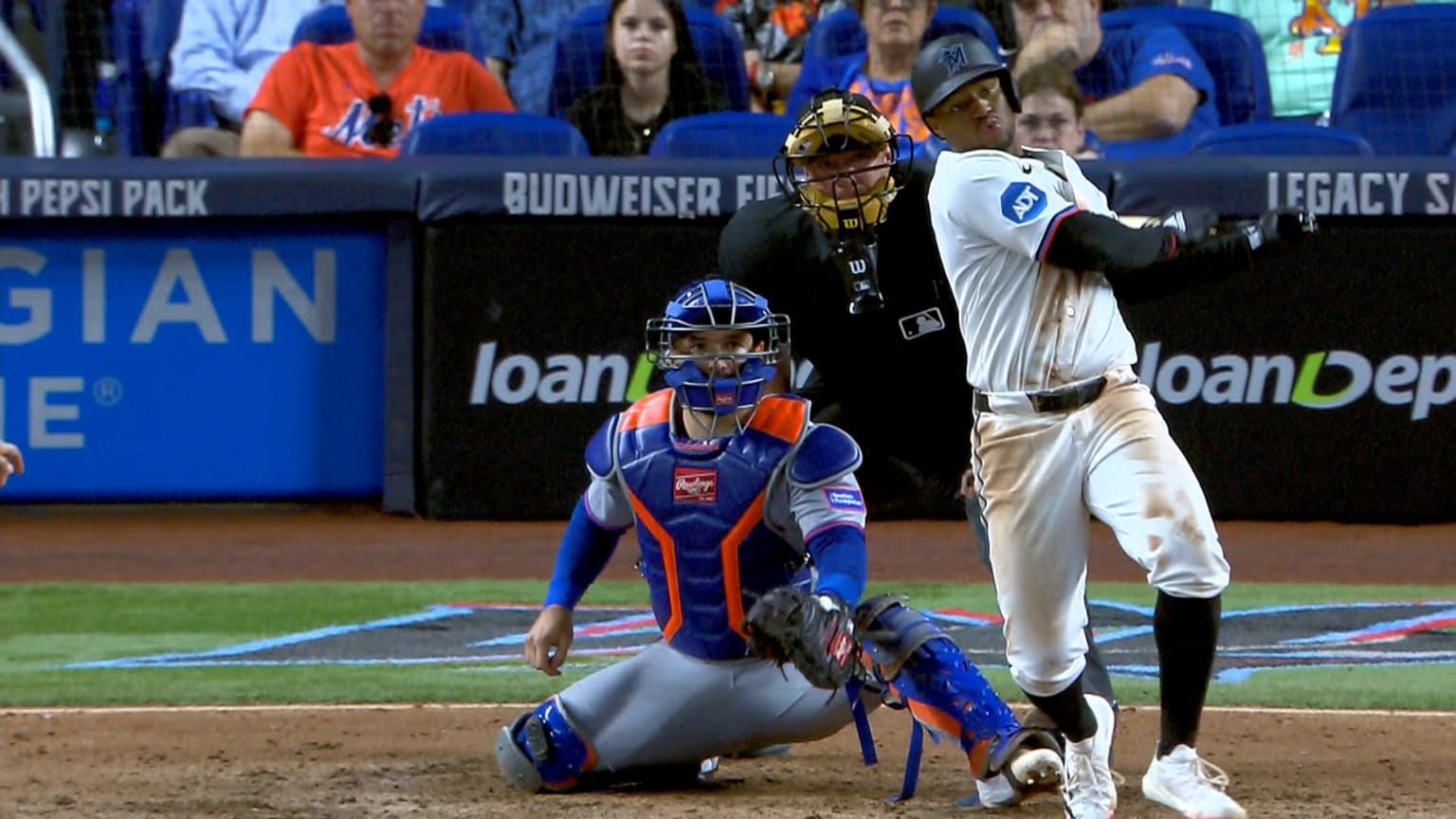 Xavier Edwards' RBI single | 04/02/2025 | Miami Marlins