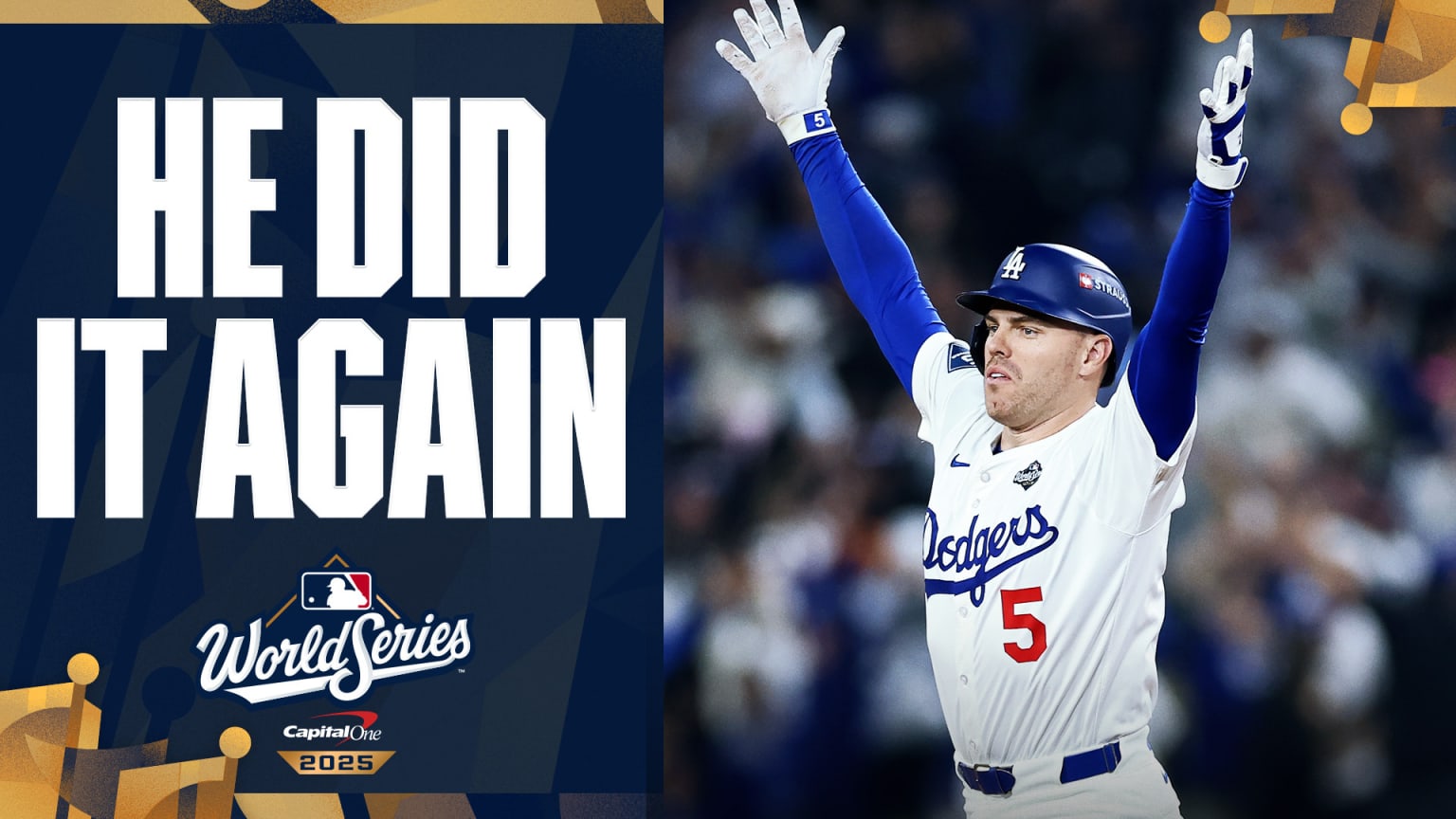 Freddie Freeman's walk-off home run | 10/27/2025 | Los Angeles Dodgers