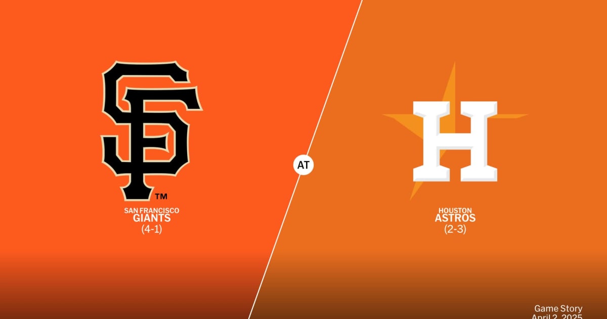 San Francisco Giants at Houston Astros Game Story, Scores/Highlights ...