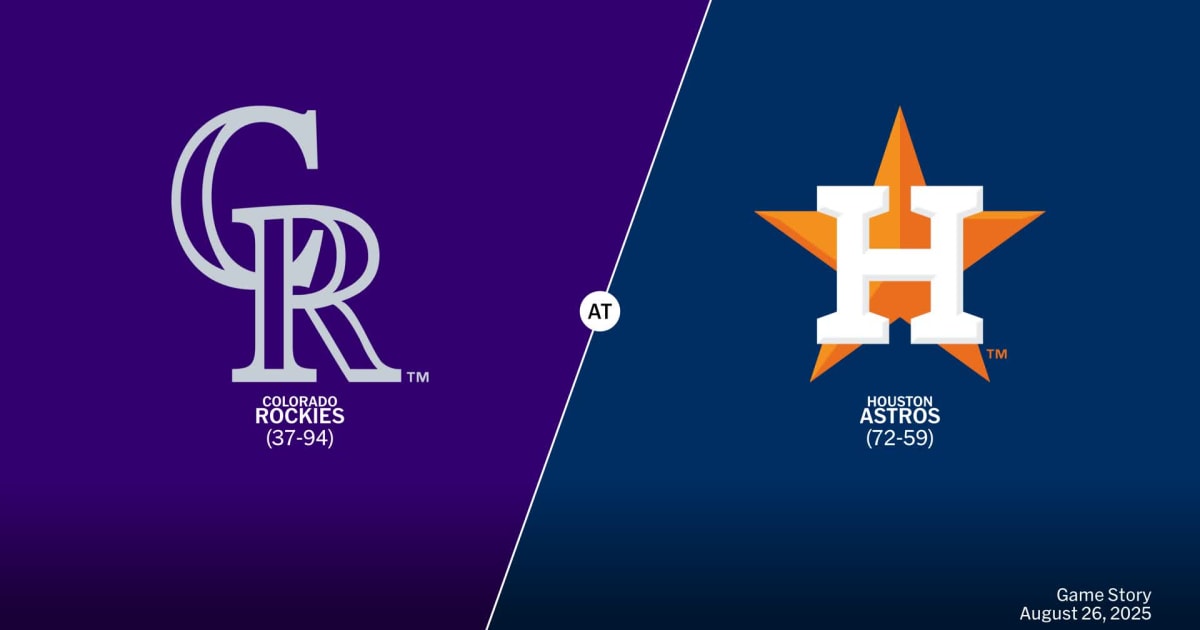 Colorado Rockies at Houston Astros Game Story, Scores/Highlights - 08 ...