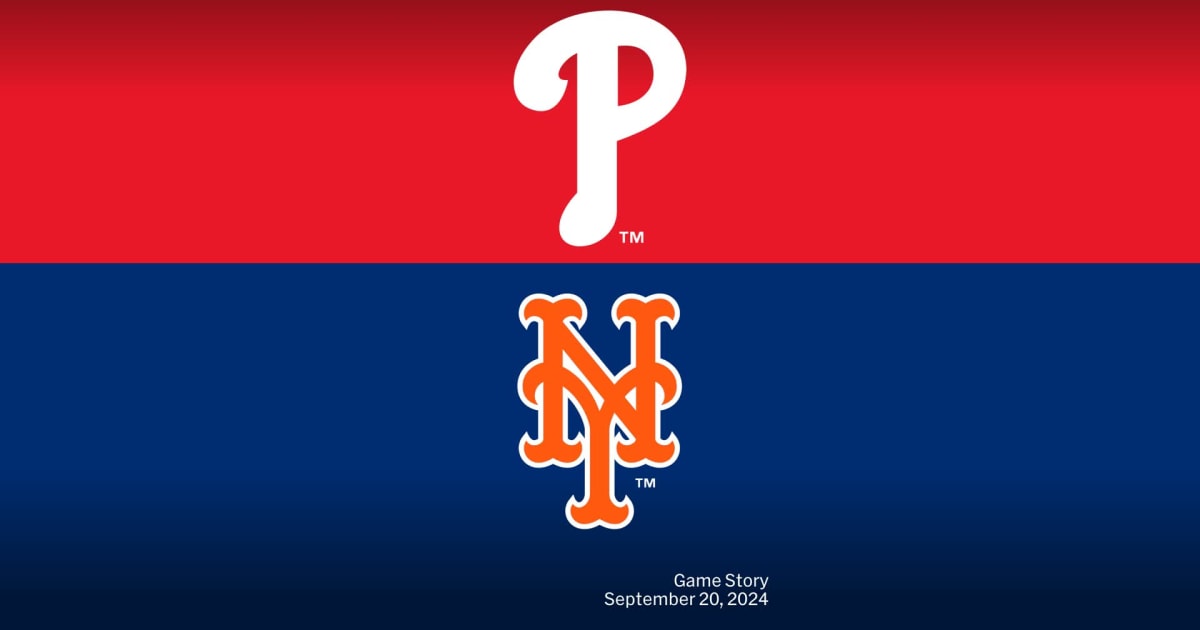 Philadelphia Phillies at New York Mets Game Story, Scores/Highlights ...