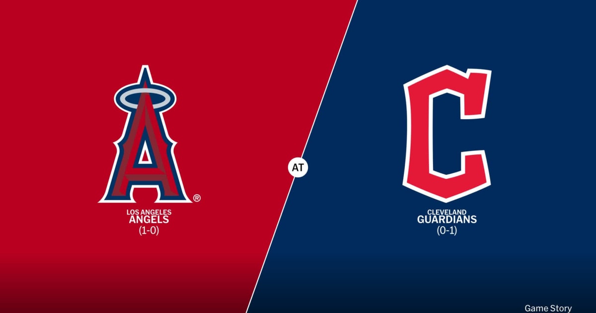 Los Angeles Angels at Cleveland Guardians Game Story, Scores/Highlights ...